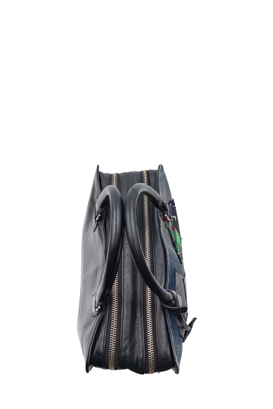 Loewe x Junya Watanabe Amazona 24 Hour Patchwork Bag Black Loewe x Junya Watanabe Amazona 24 Hour Patchwork Bag Black